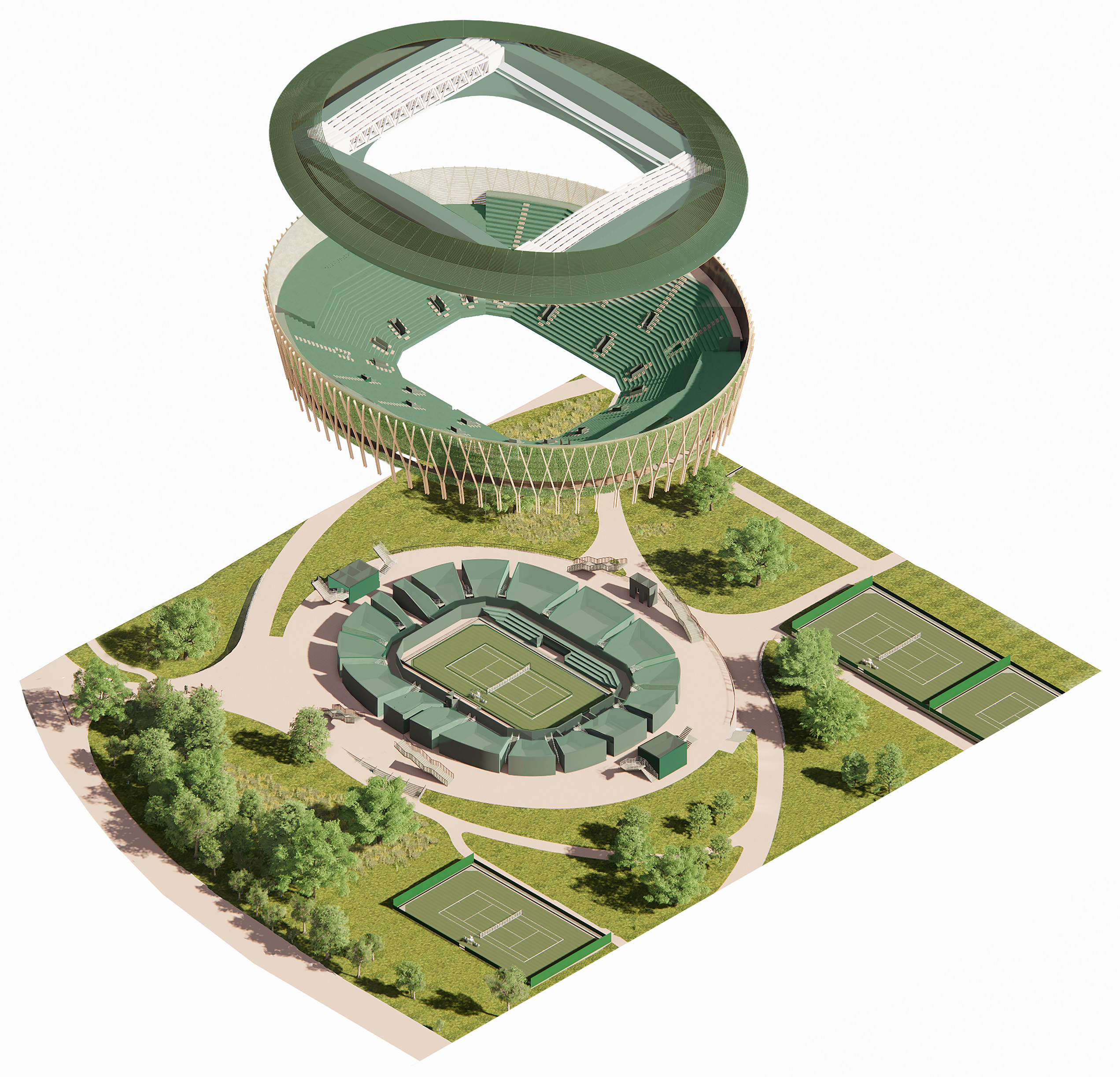 AELTC Wimbledon Park | Allies and Morrison