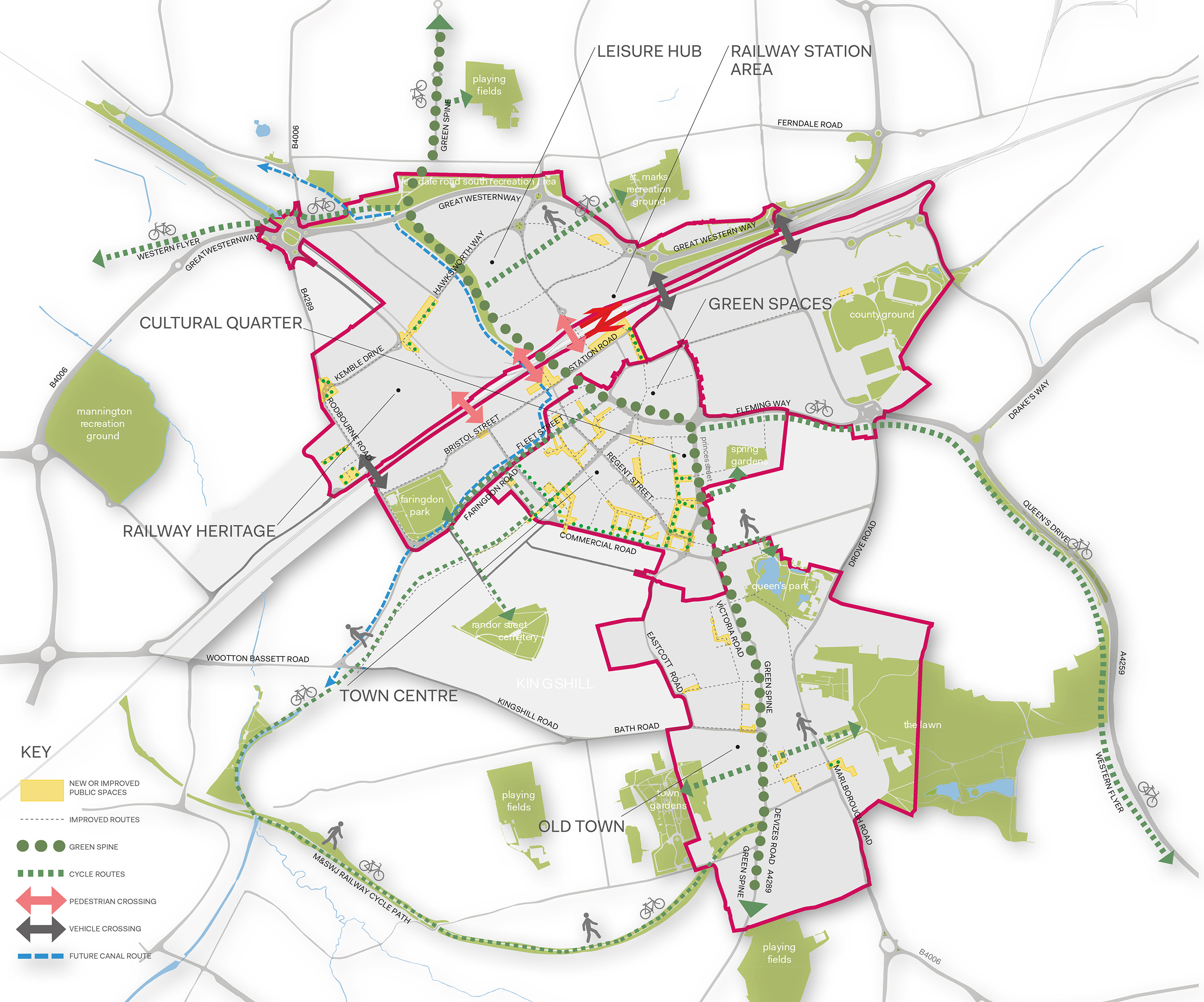 Swindon Town Centre Masterplan | Allies and Morrison