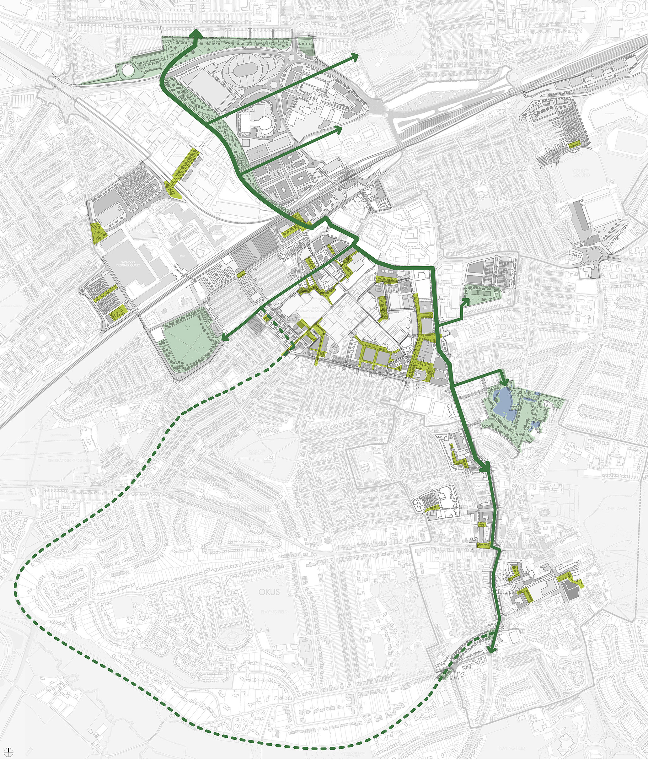 Swindon Town Centre Masterplan | Allies and Morrison